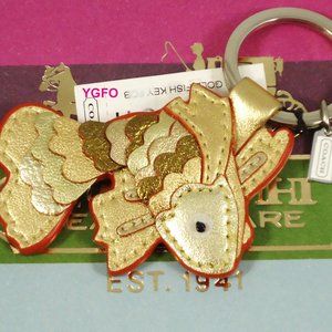 Coach | Accessories | Coach Keychain Koi Fish Good Luck | Poshmark